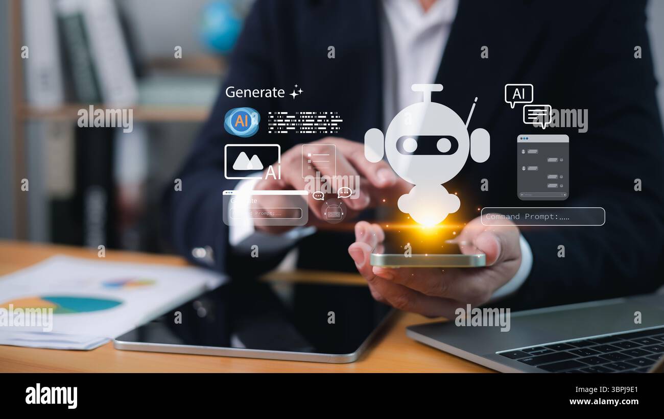 Generative ai assistant smart hi-res stock photography and images - Alamy