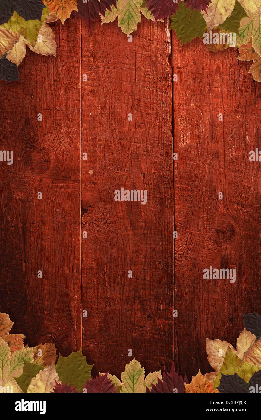 Flat design illustration showing rustic wooden plank surface featuring ...