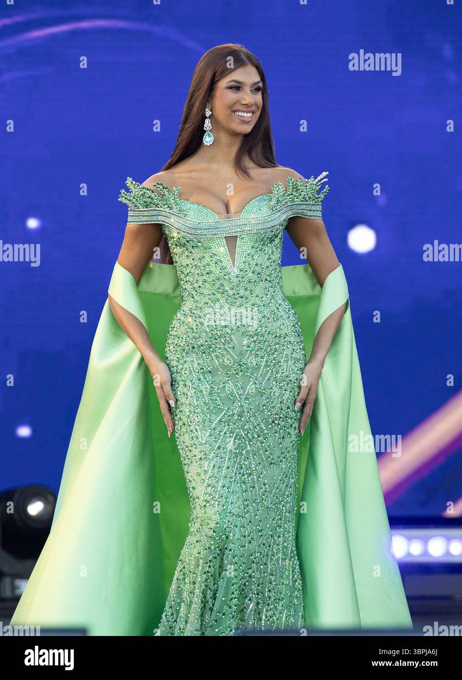 HIALEAH, FL-JULY 8: Lina Luaces is seen during the Miss Universe Cuba ...