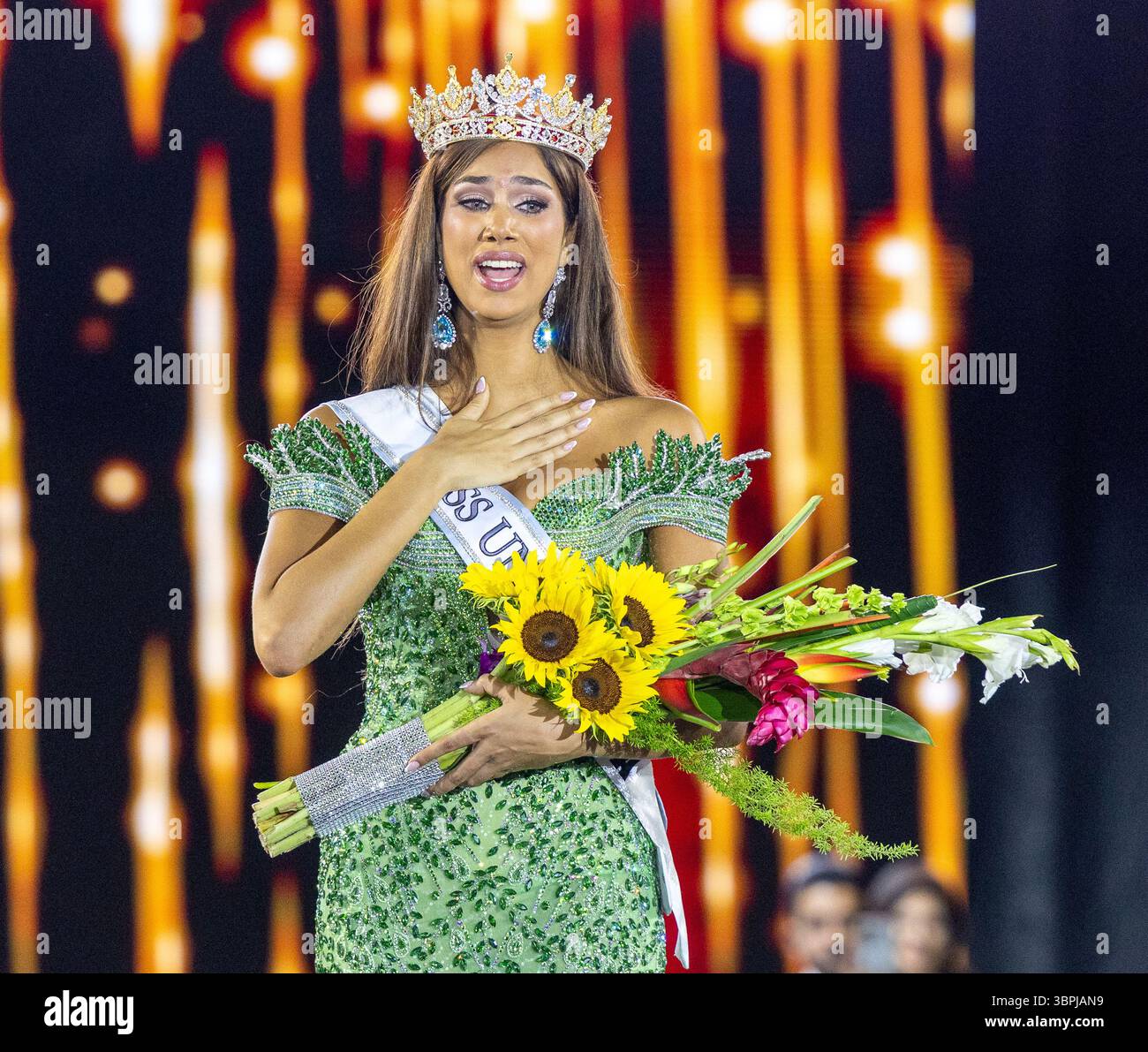 HIALEAH, FL-JULY 8: The new Miss Universe Cuba 2025 Lina Luaces is seen ...
