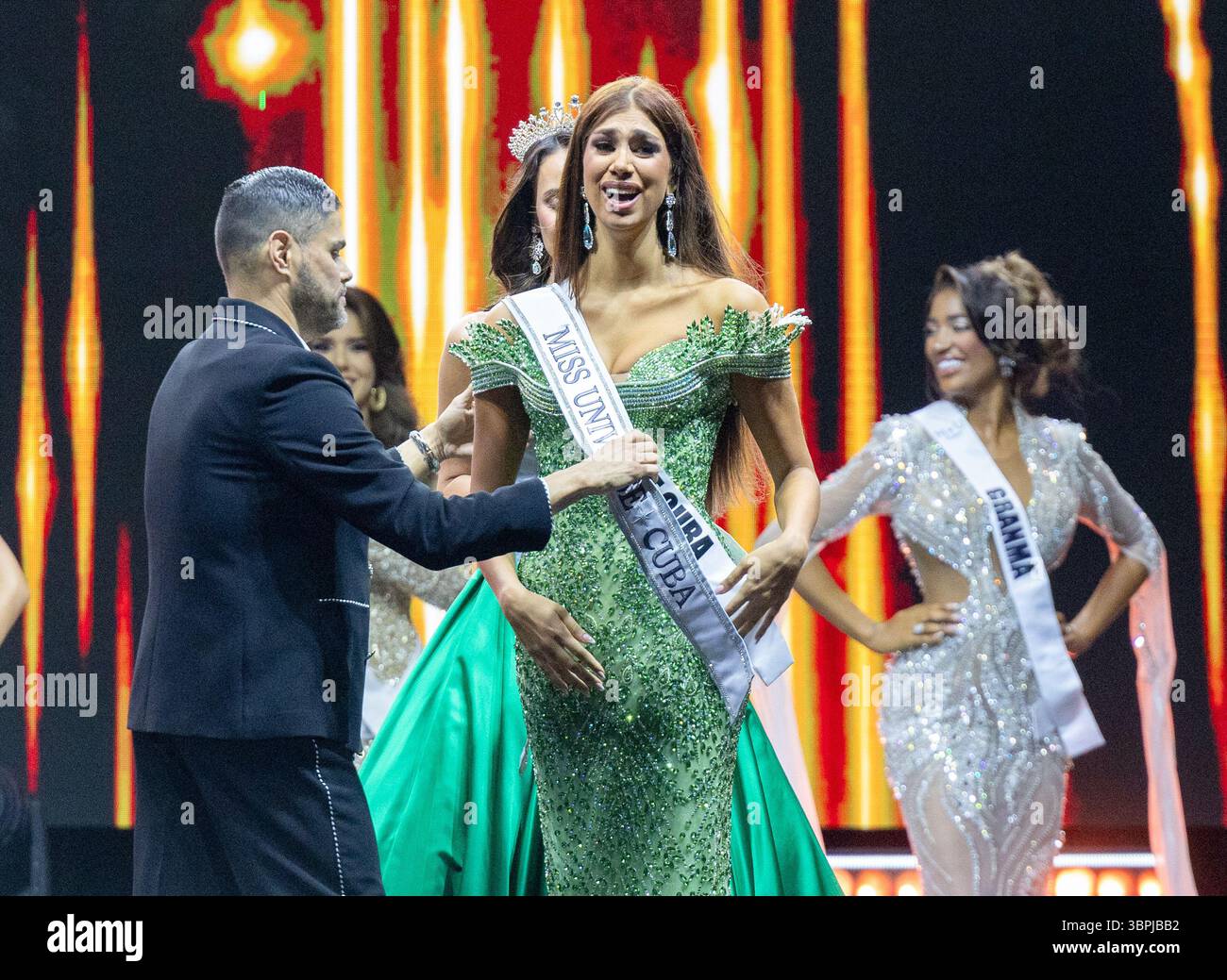 HIALEAH, FL-JULY 8: The new Miss Universe Cuba 2025 Lina Luaces is seen ...