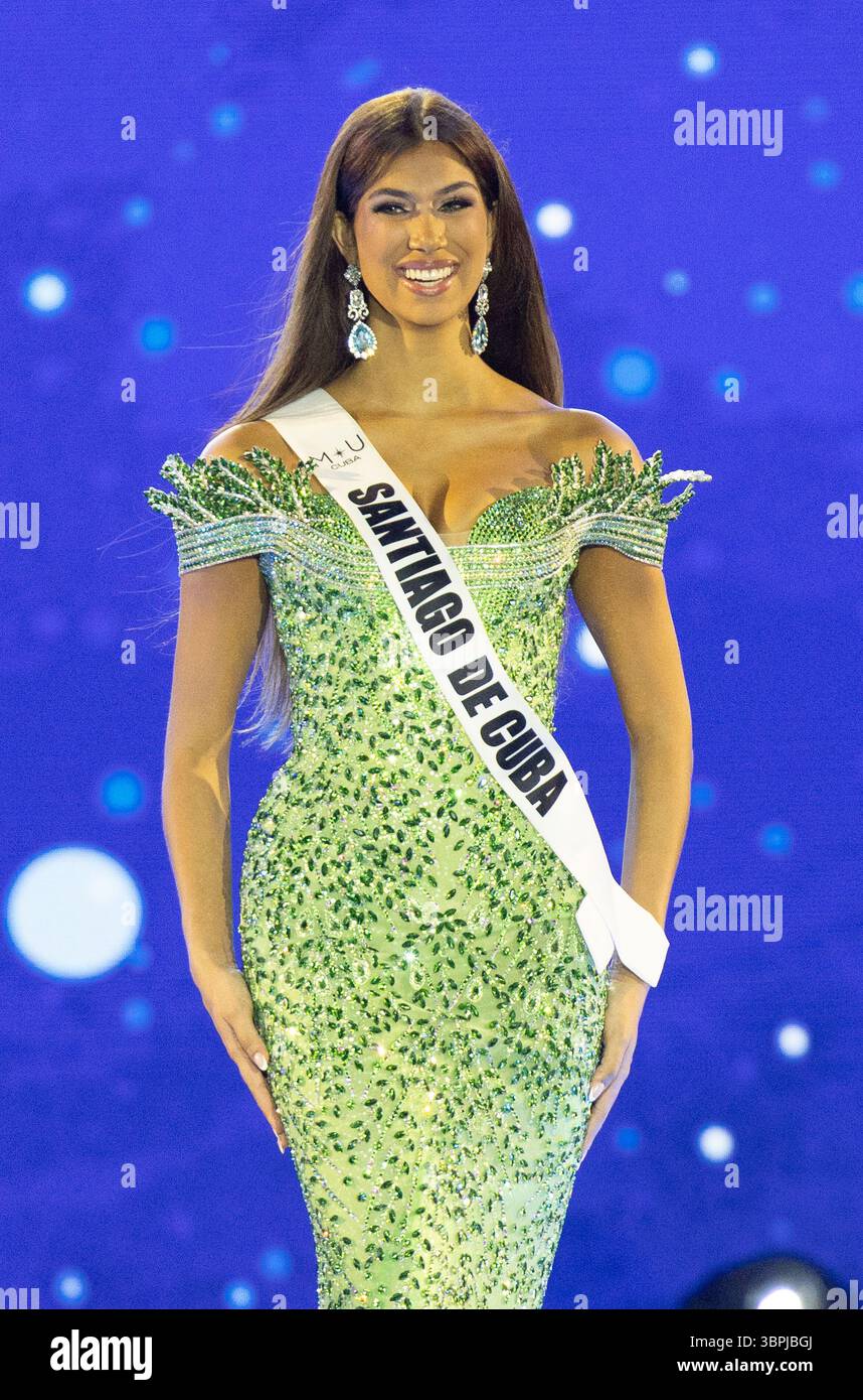 HIALEAH, FL-JULY 8: Lina Luaces is seen during the Miss Universe Cuba ...