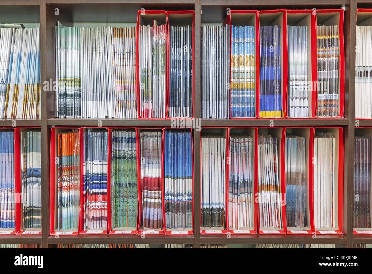 Magazines Collection at Book Shelf Library Storage, Novi Sad, Serbia ...