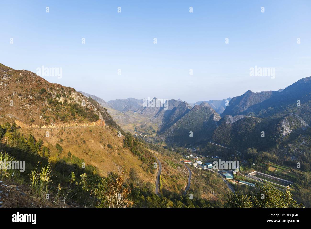 Ha Giang landscape in Northern Vietnam. Popular Ha Giang Loop tour ...