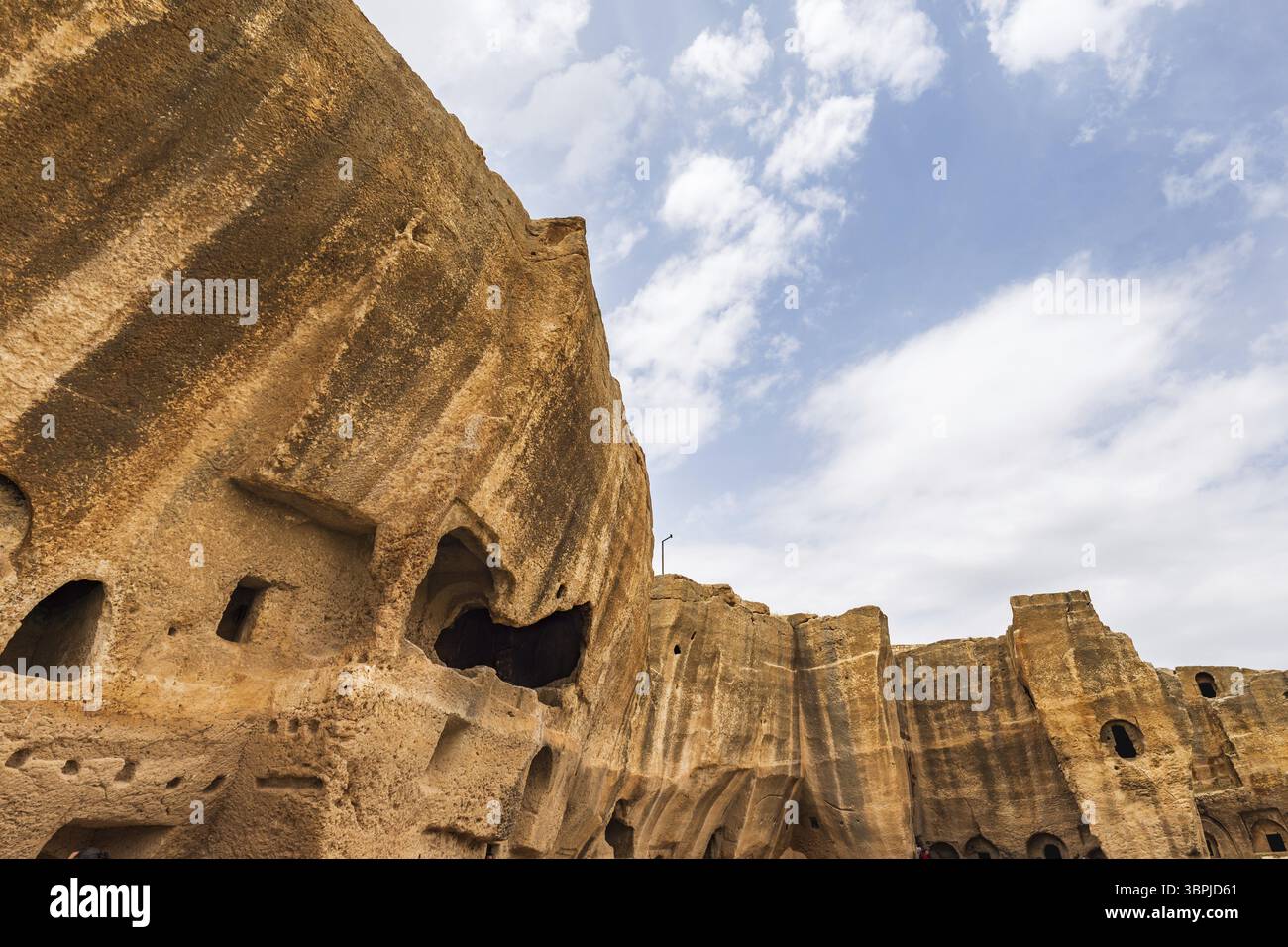 Dara ancient site and the rock tombs near the city of Mardin, Turkey ...