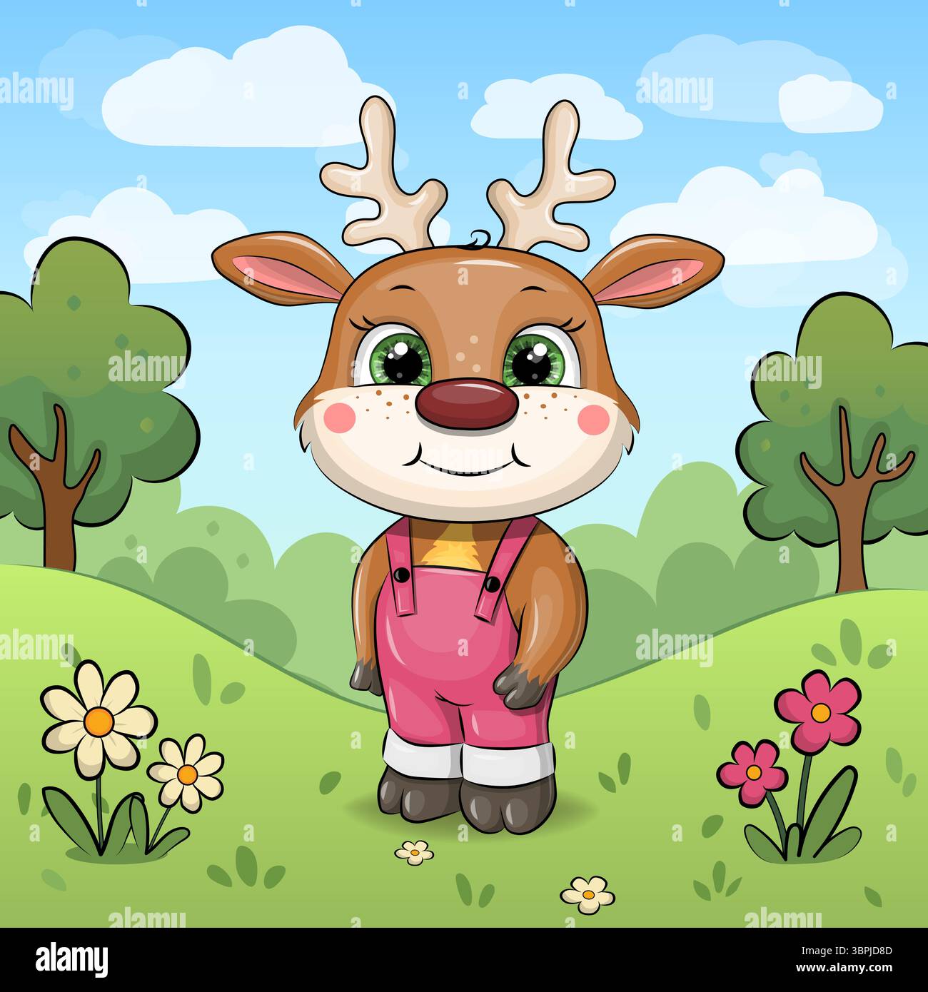 Small child in overalls hi-res stock photography and images - Alamy