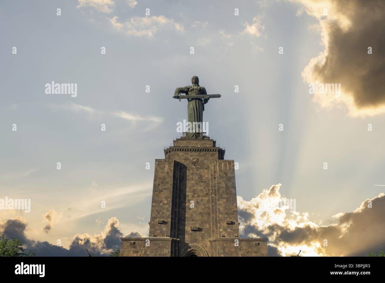 Mother Armenia statue in Victory Park, Yerevan, Armenia. The Mother ...