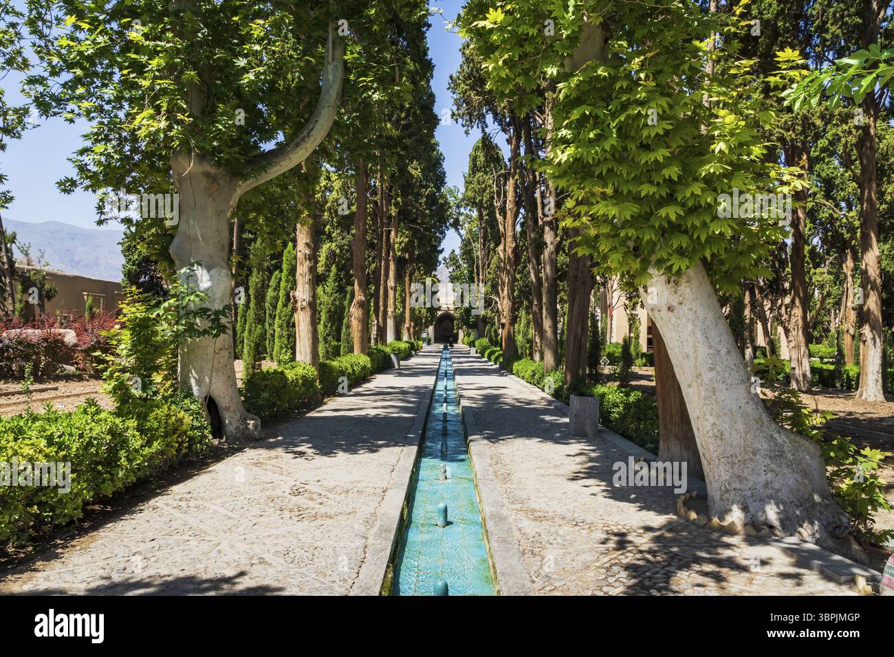 Fin Garden, located in Kashan, Iran, is a historical Persian garden ...