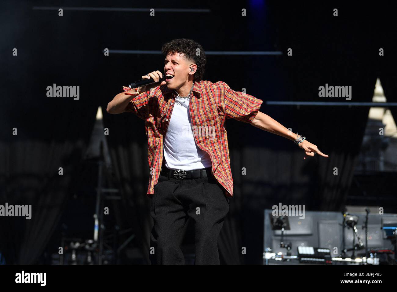 Danyl performs during the Fnac Live 2025 Festival in Paris, France on ...