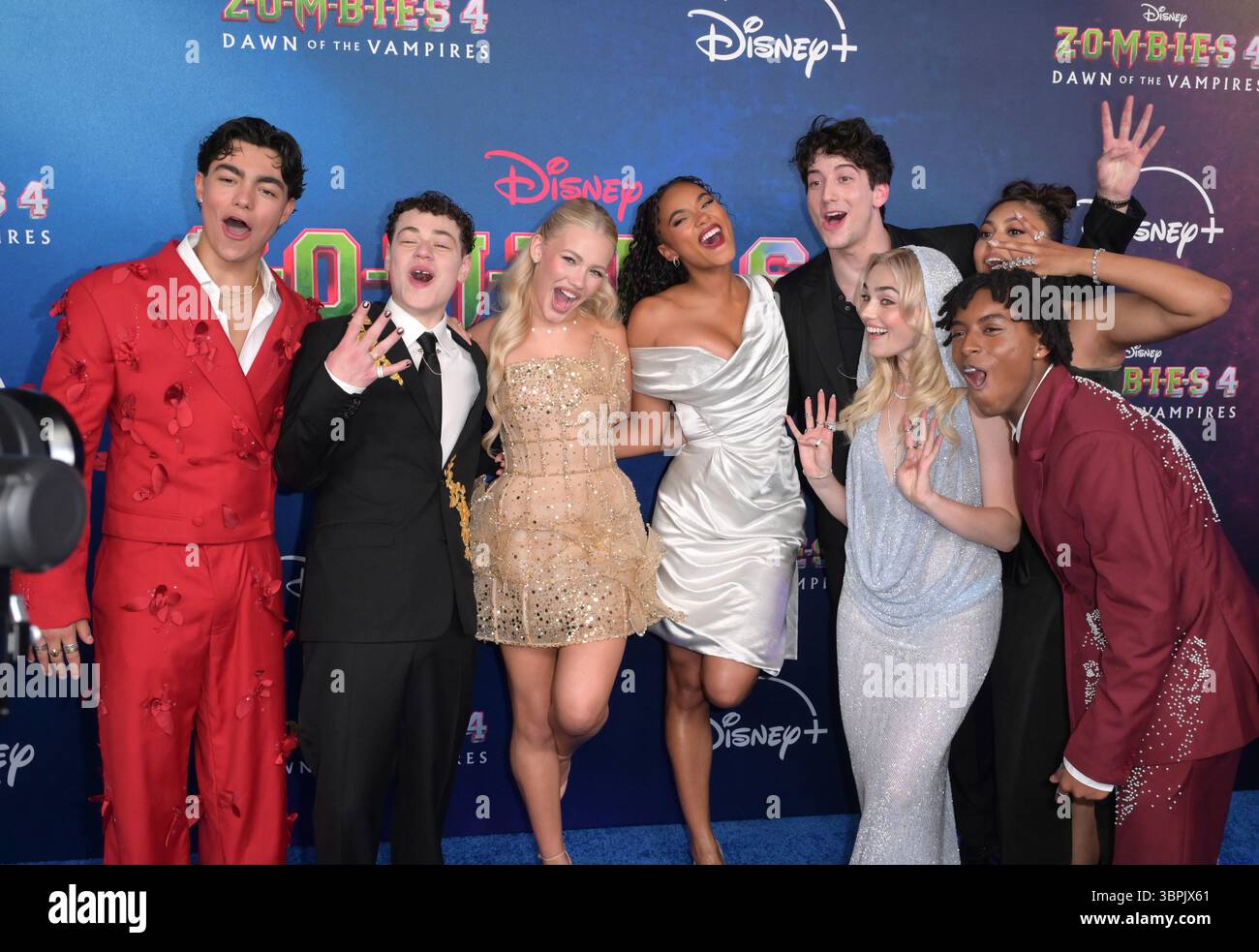 LOS ANGELES, USA. July 08, 2025: Malachi Barton, Chandler Kinney ...