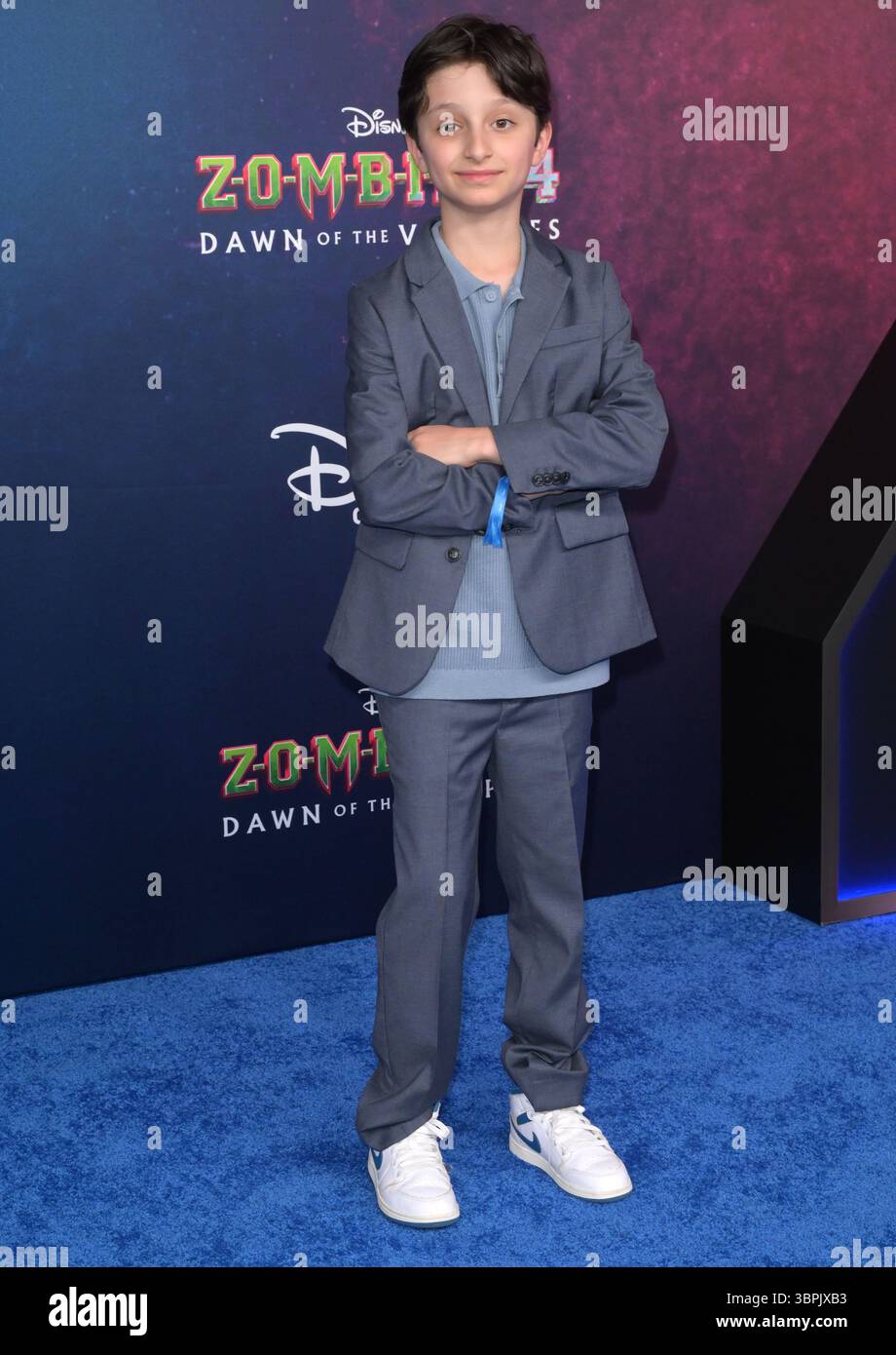 LOS ANGELES, USA. July 08, 2025: Max Matenko at the premiere for Disney ...