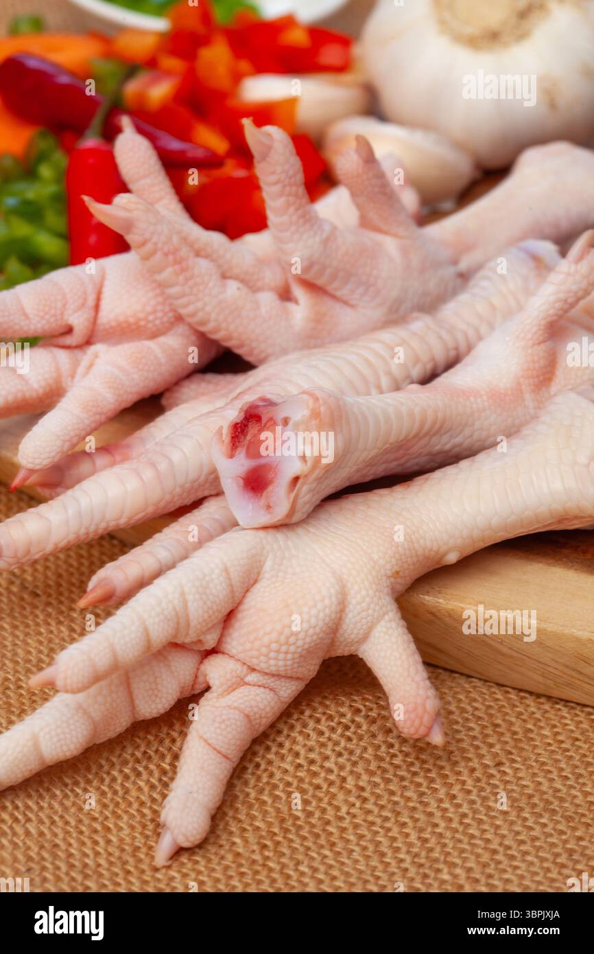 Traditional cooked chicken feet hi-res stock photography and images - Alamy