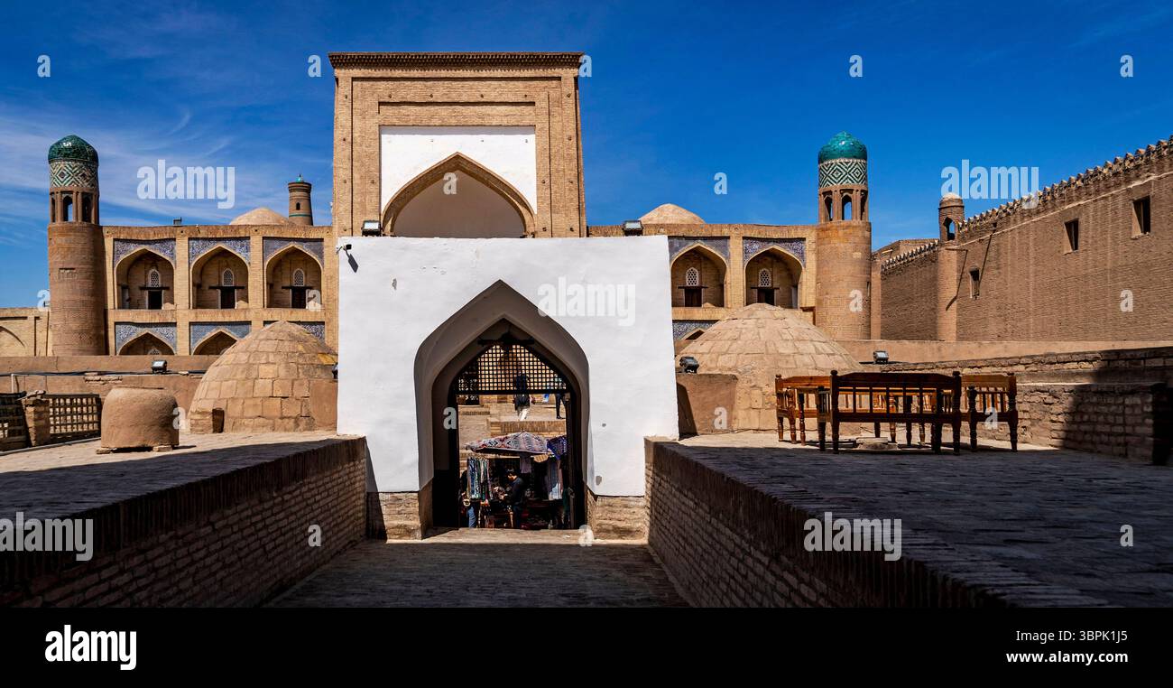 A historic architectural site featuring domed structures and a large ...