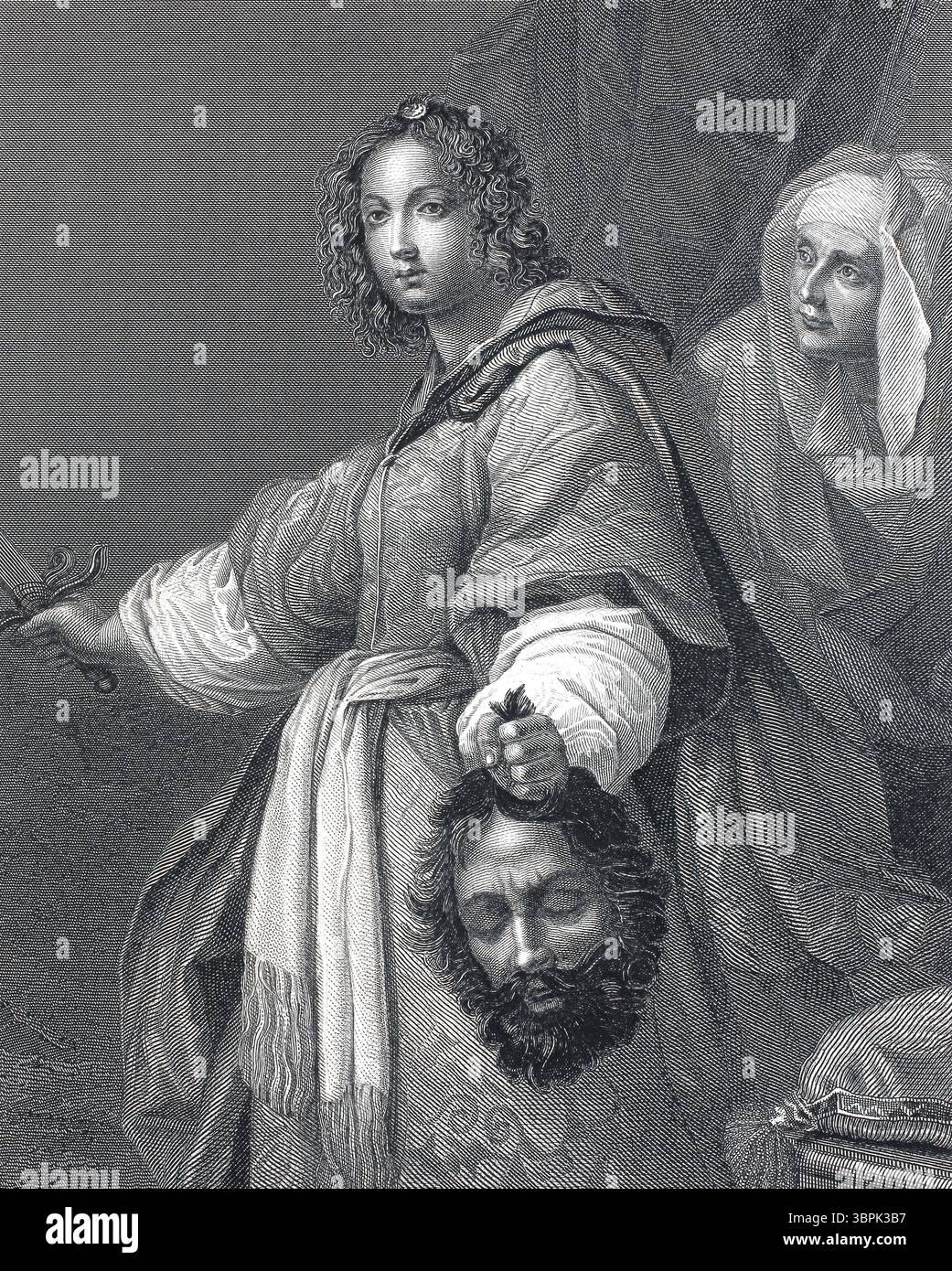 Judith with the head of the Assyrian general Holofernes, whom she ...