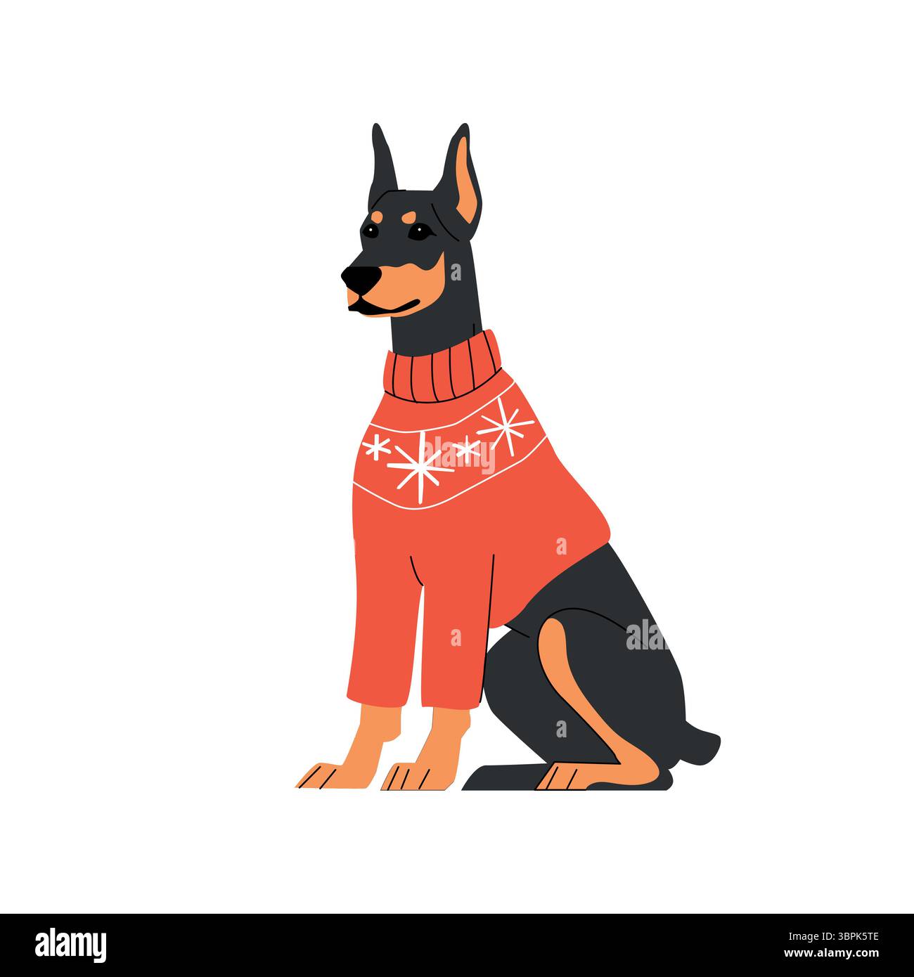 Black red sweater Stock Vector Images - Alamy