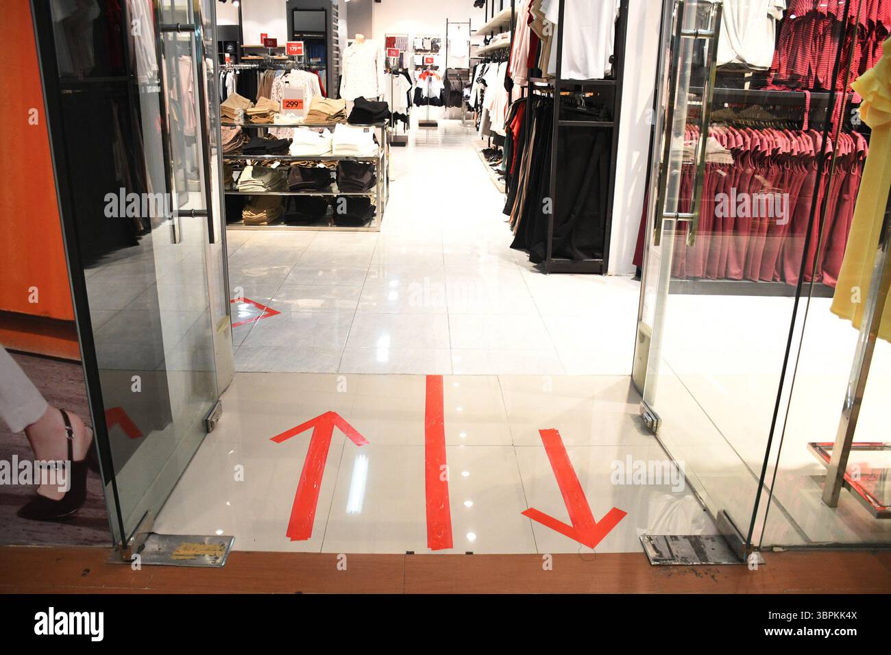 May 18, 2020, Jakarta, Jakarta, Indonesia: Visitors inside the Kuningan ...