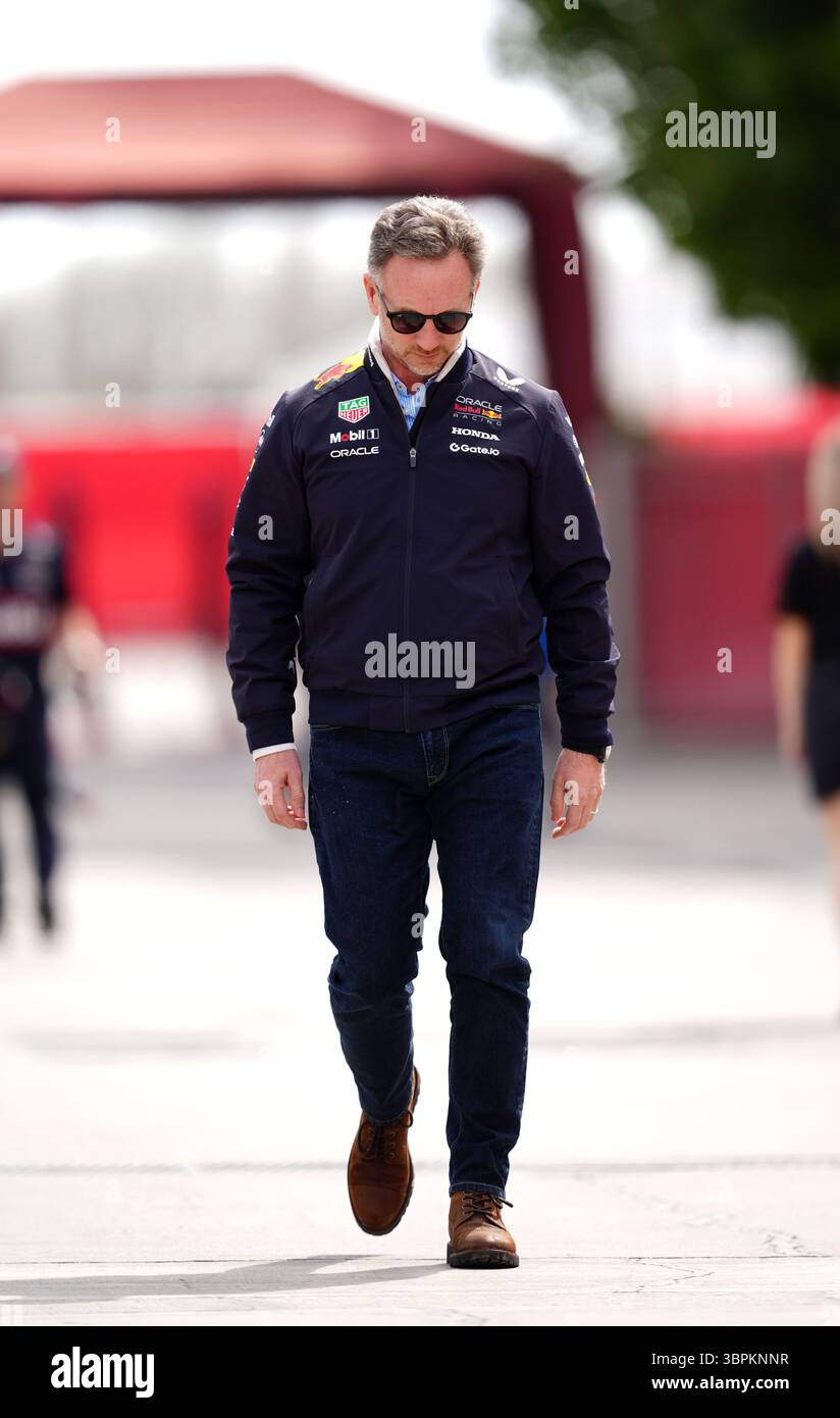 File photo dated 28/02/25 of Christian Horner. Christian Horner has ...