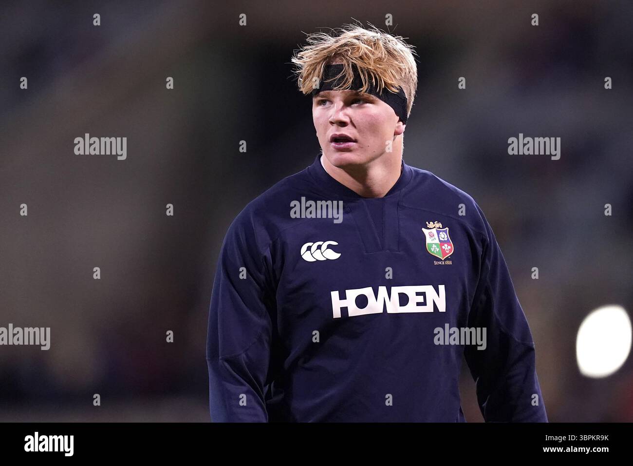 The British & Irish Lions' Henry Pollock before the Qatar Airways Lions ...