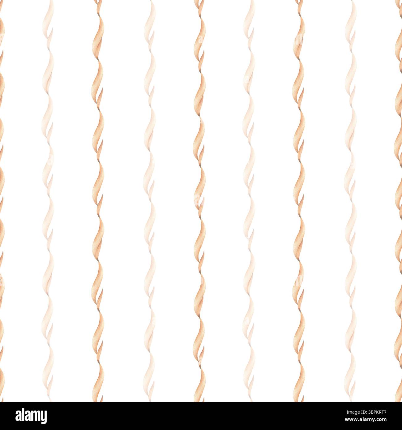Wavy vertical lines seamless pattern, abstract algae, seaweed ...