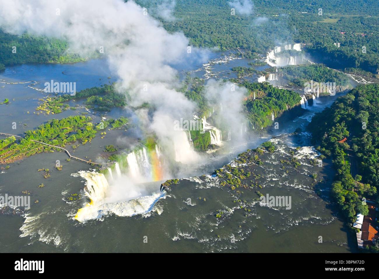 Iguazu falls aerial view hi-res stock photography and images - Alamy