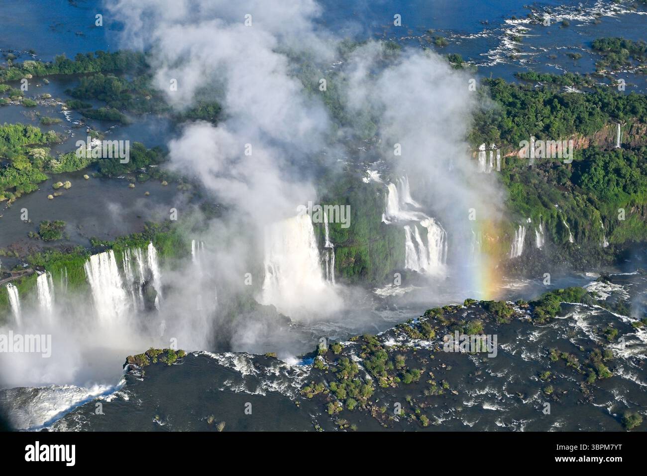 Iguazu falls aerial view hi-res stock photography and images - Alamy