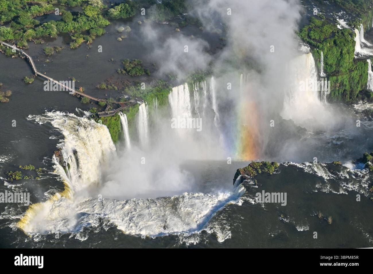 Iguazu falls aerial view hi-res stock photography and images - Alamy