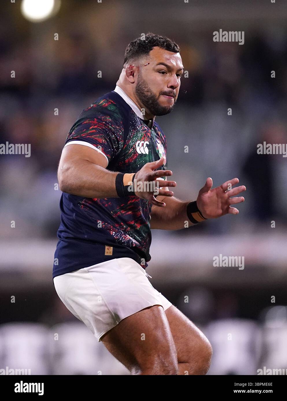 The British & Irish Lions' Ellis Genge during the Qatar Airways Lions ...