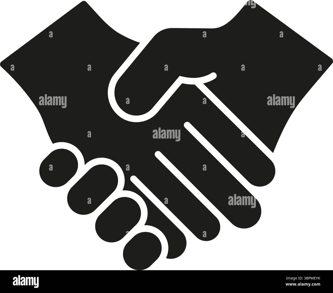 Handshake Agreement Solid Icon. Business Partnership, Collaboration ...