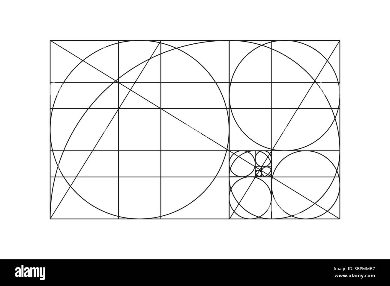 Scheme of golden ratio section hi-res stock photography and images - Alamy