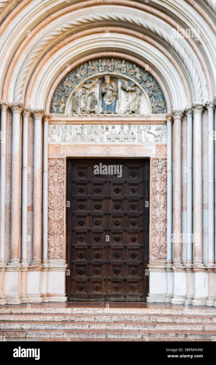 Italian cathedral portal showcases stunning Romanesque architecture ...