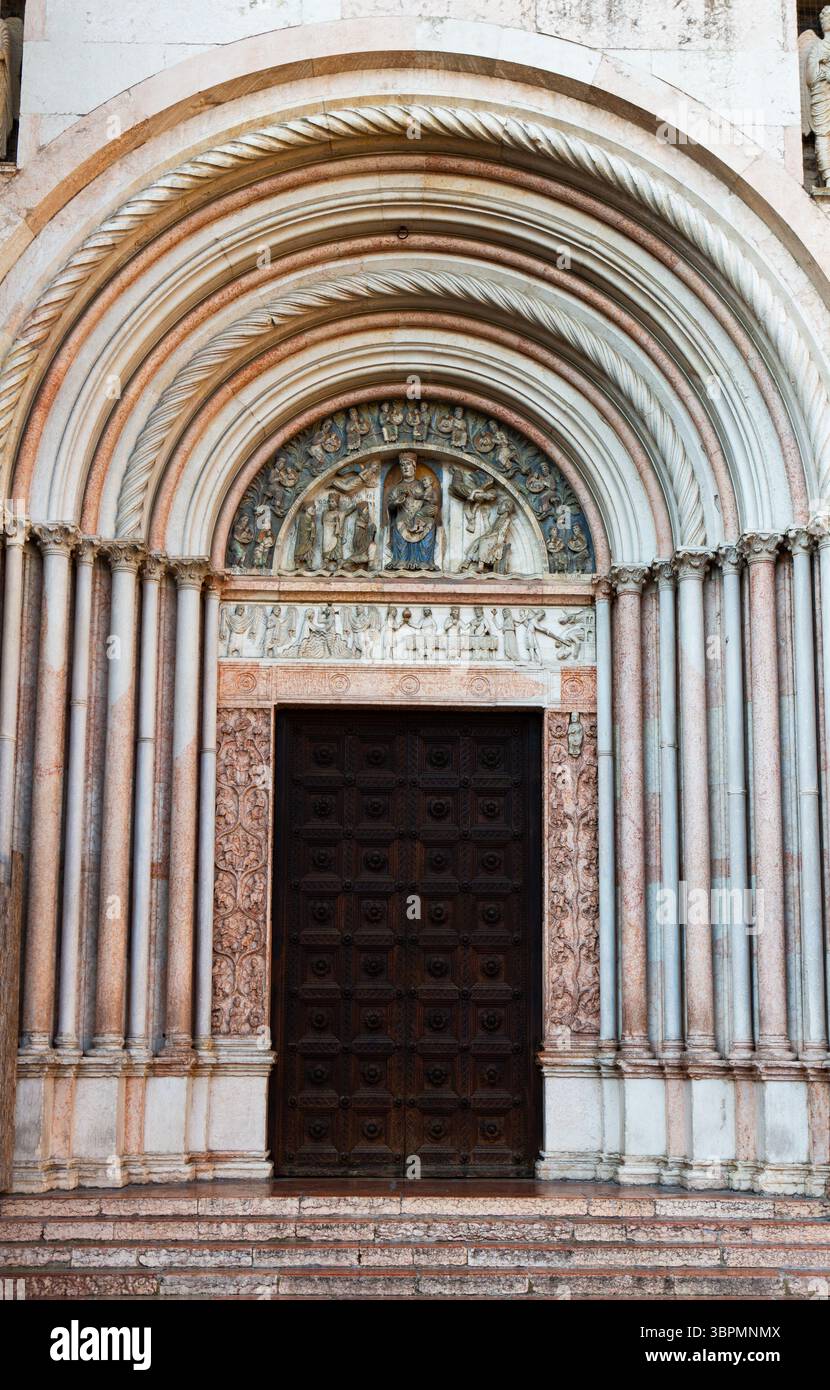 Italian cathedral portal showcases stunning Romanesque architecture ...