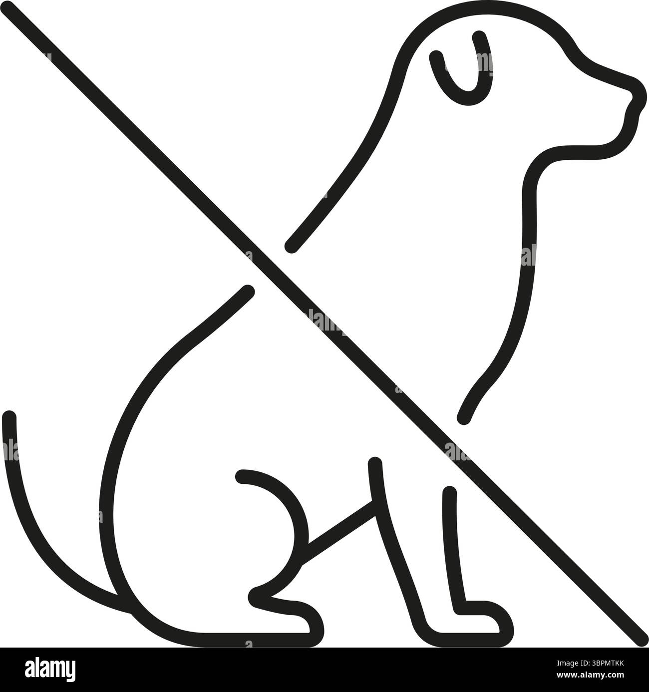 Animal free zone Stock Vector Images - Alamy