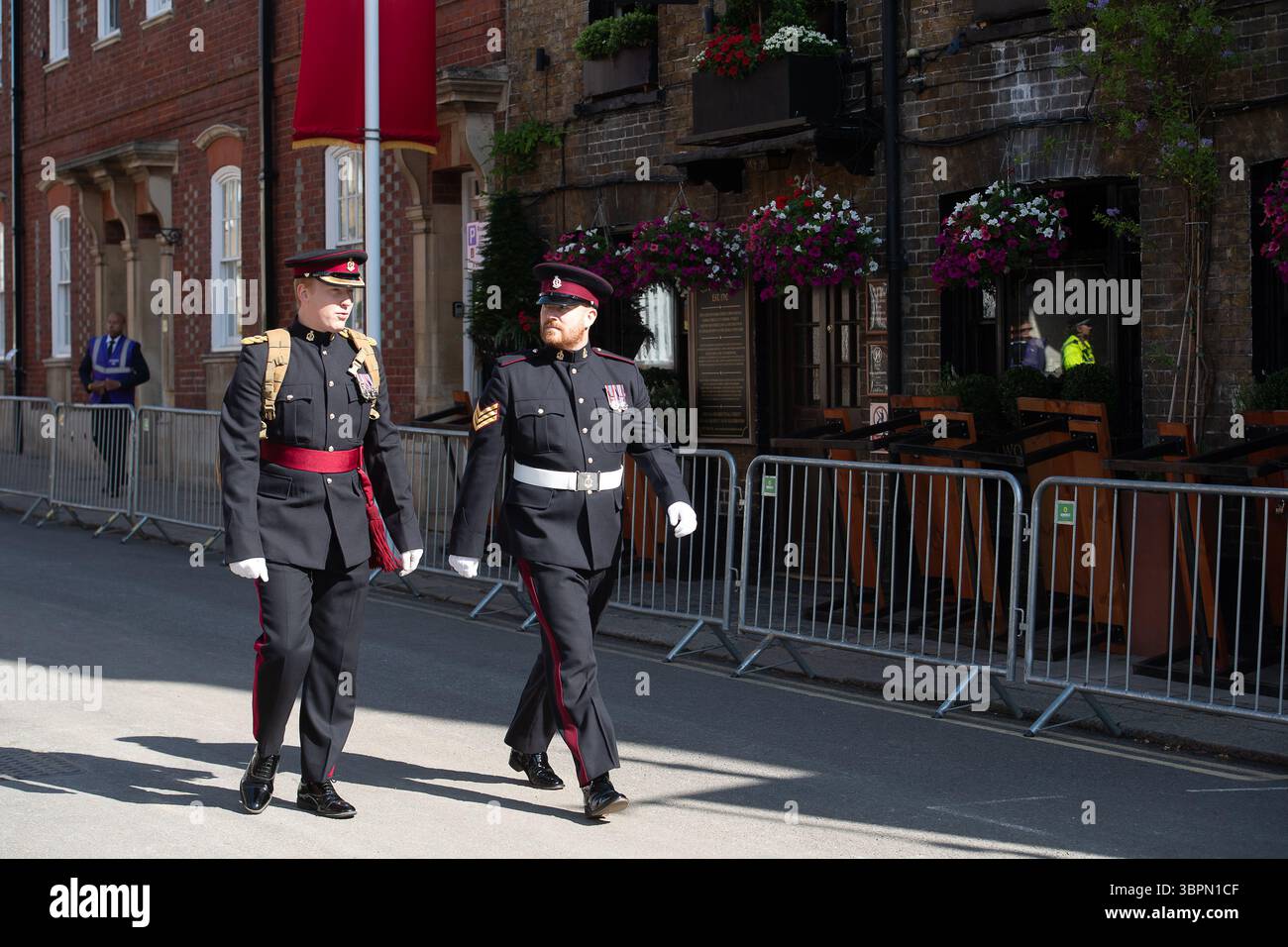 Windsor, Berkshire, UK. 8th July, 2025. The royal town of Windsor gets ...