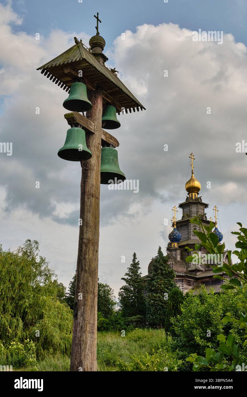 Wooden orthodox cross stands hi-res stock photography and images - Alamy
