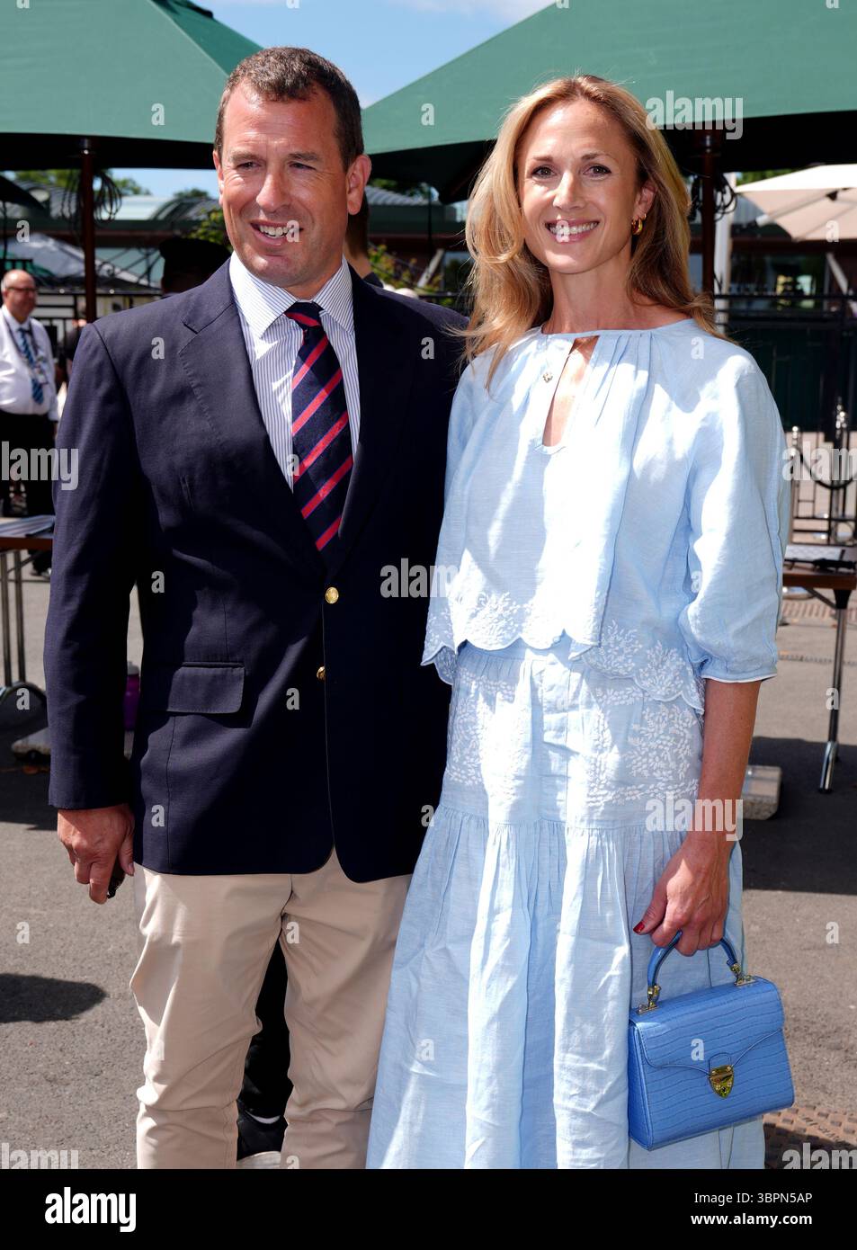 Peter Phillips and Harriet Sperling on day ten of the 2025 Wimbledon ...
