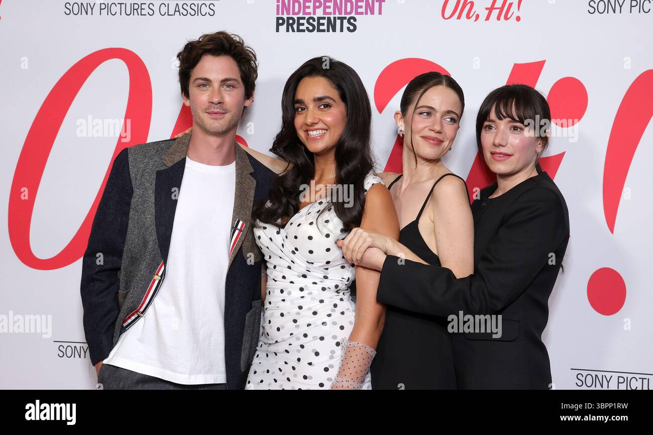 08 July 2025 . Los Angeles, California Logan Lerman, Geraldine ...