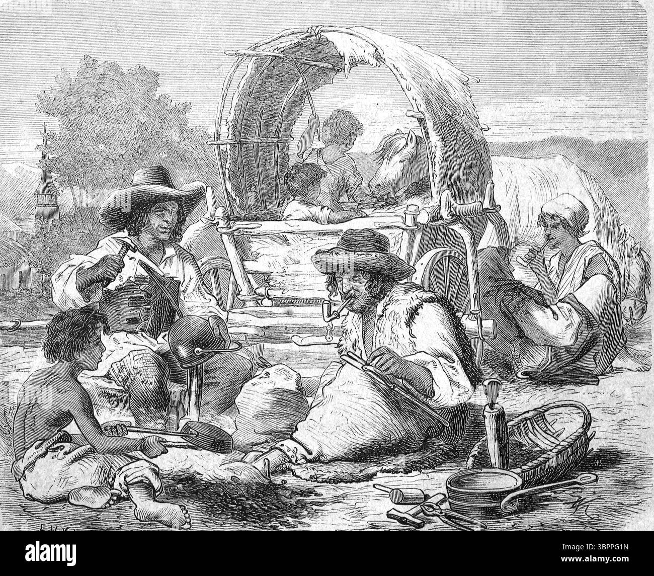 Gypsies Black and White Stock Photos & Images - Alamy