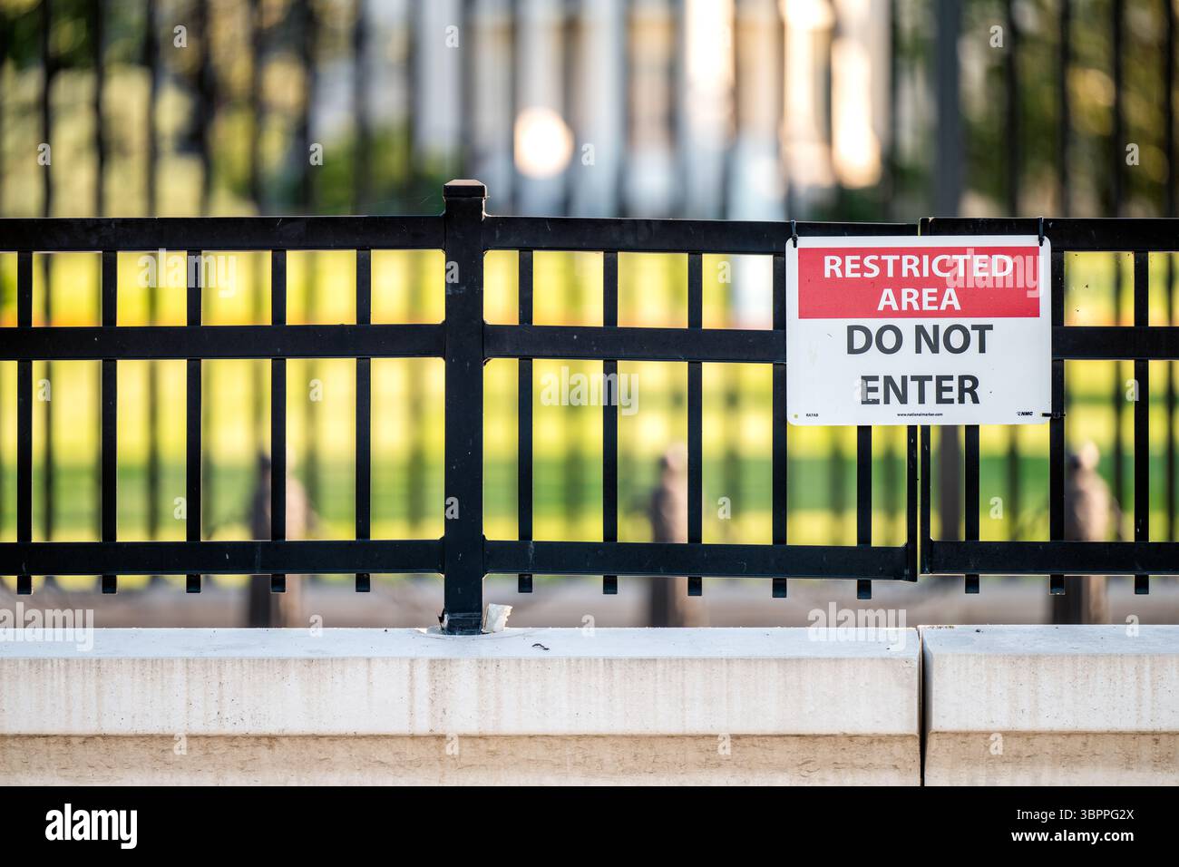 WASHINGTON, DC — The White House South Lawn and South Portico are ...
