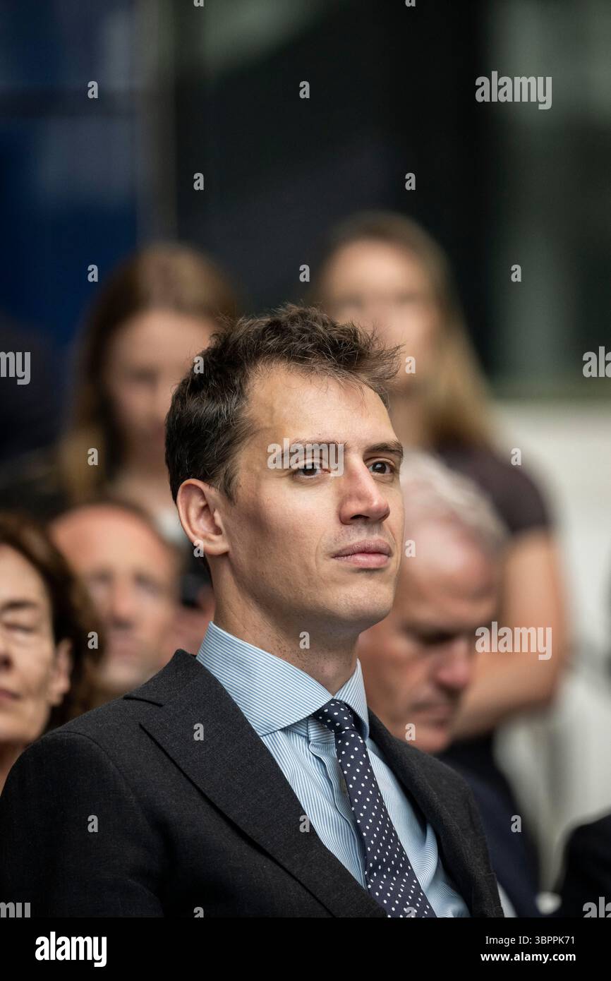 London, UK. 09th July, 2025. Founder and CEO of Mistral AI Arthur ...