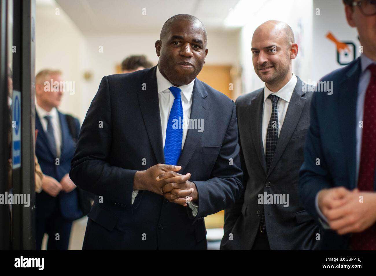 Foreign Secretary David Lammy and his French counterpart, Jean-Noel ...