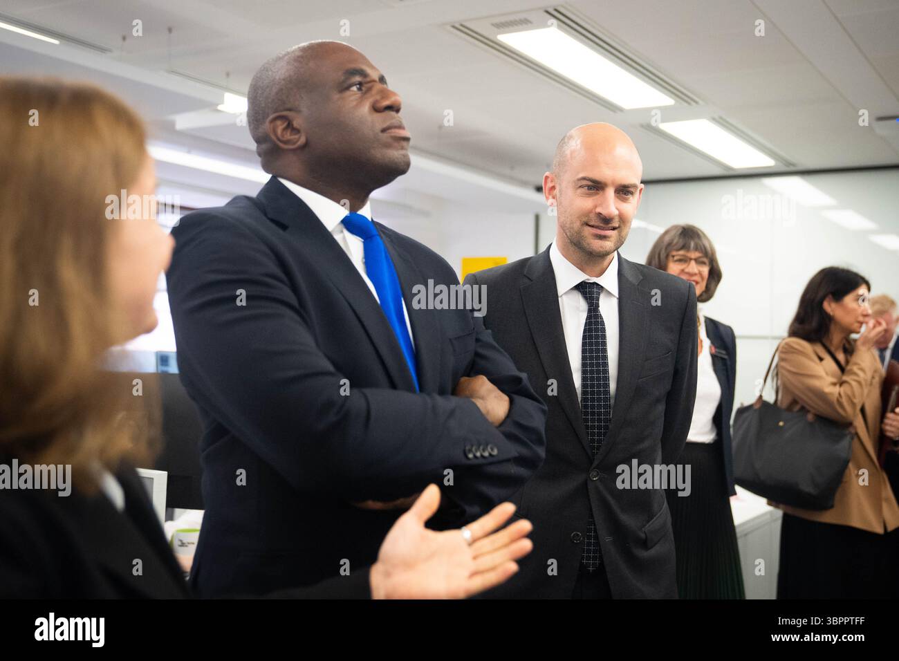 Foreign Secretary David Lammy and his French counterpart, Jean-Noel ...