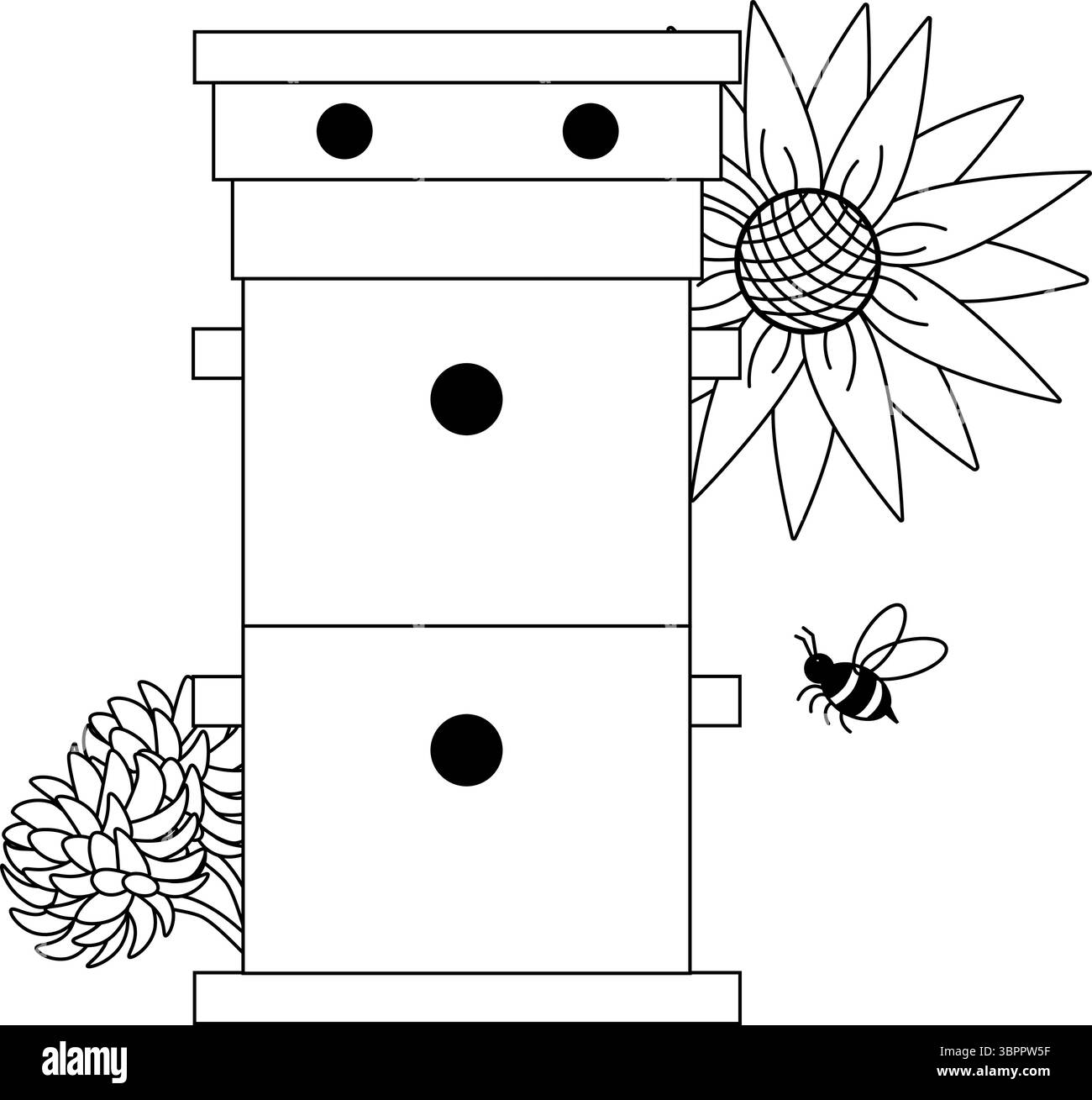 Nest composition Stock Vector Images - Alamy