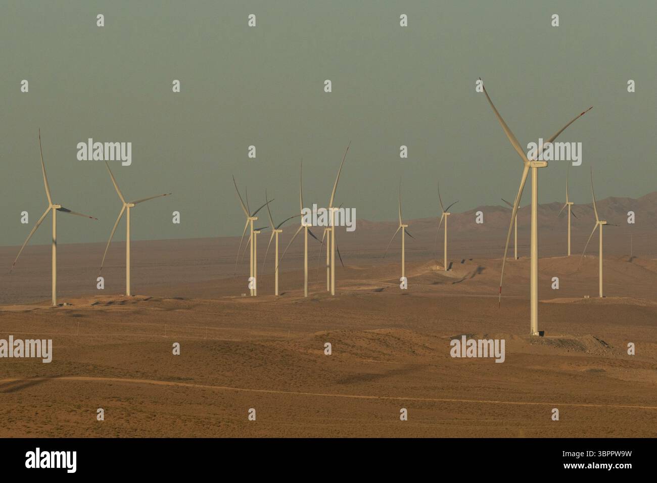 Uzbekistan wind farm hi-res stock photography and images - Alamy
