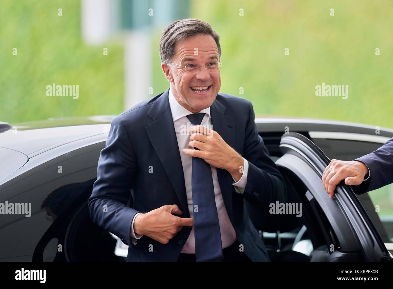 NATO Secretary General Mark Rutte arrives for a meeting with German ...