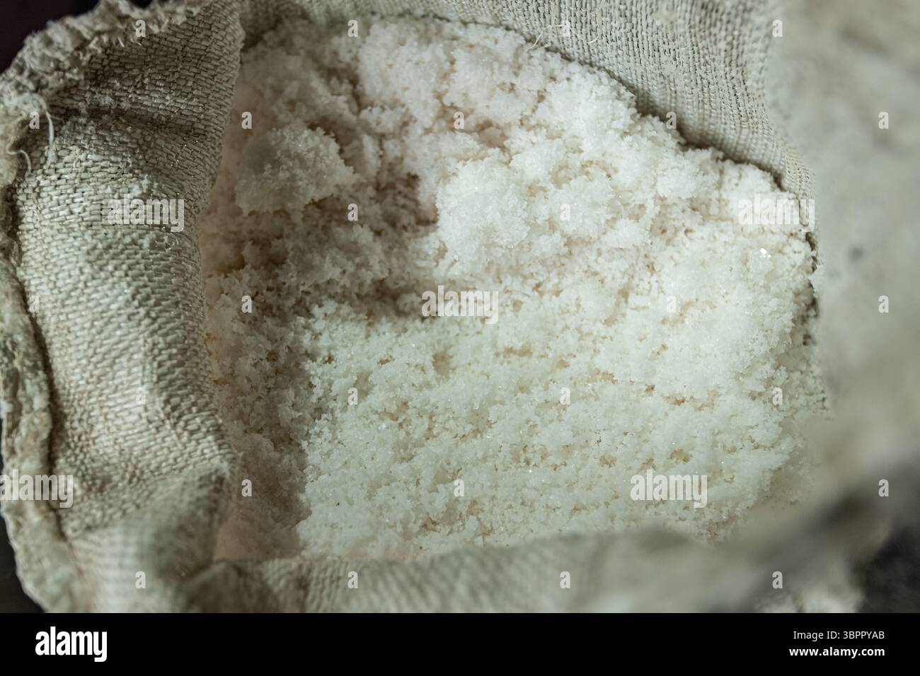 Bag of salt granules hi-res stock photography and images - Alamy