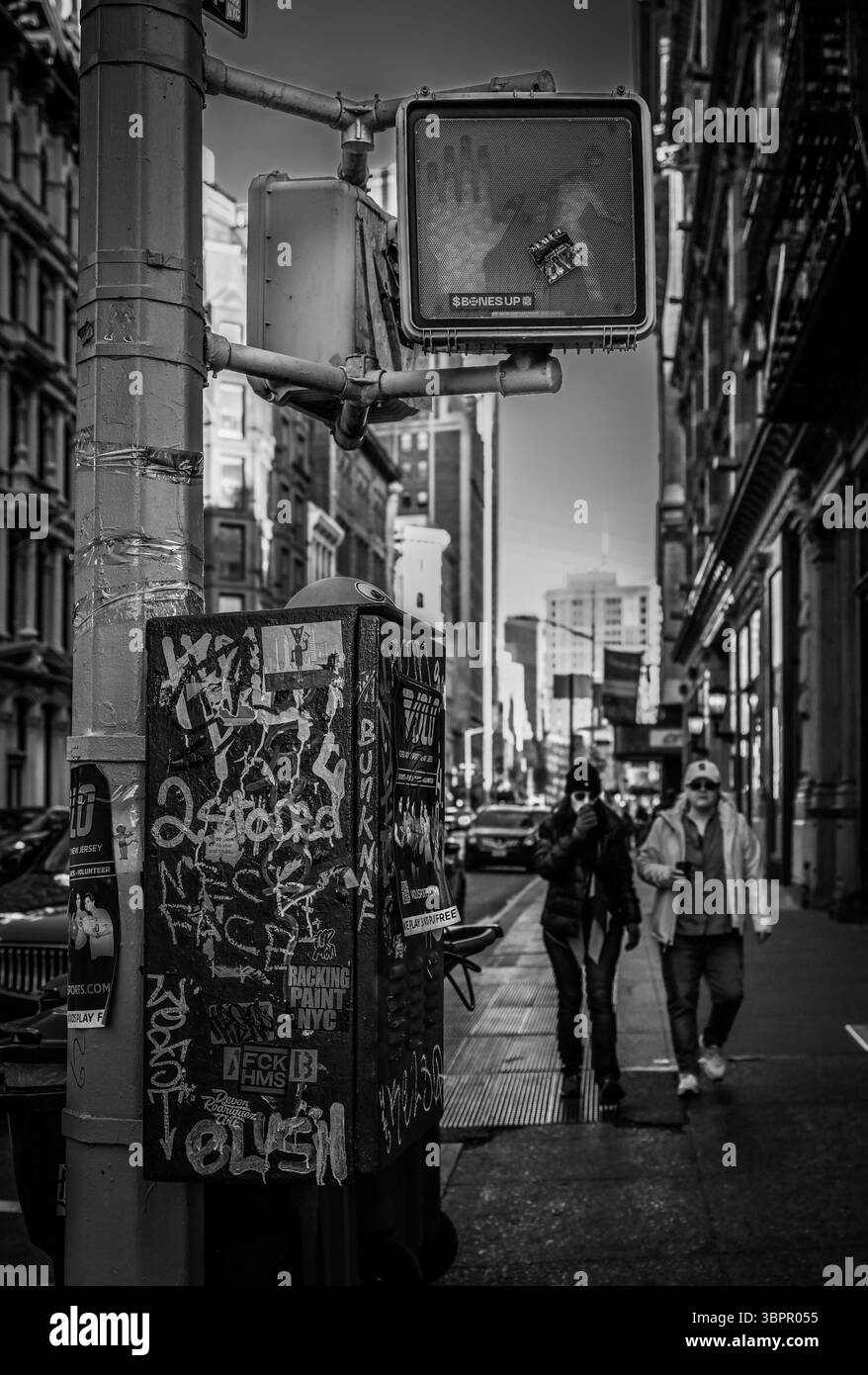 Graffiti covered urban area Black and White Stock Photos & Images - Alamy