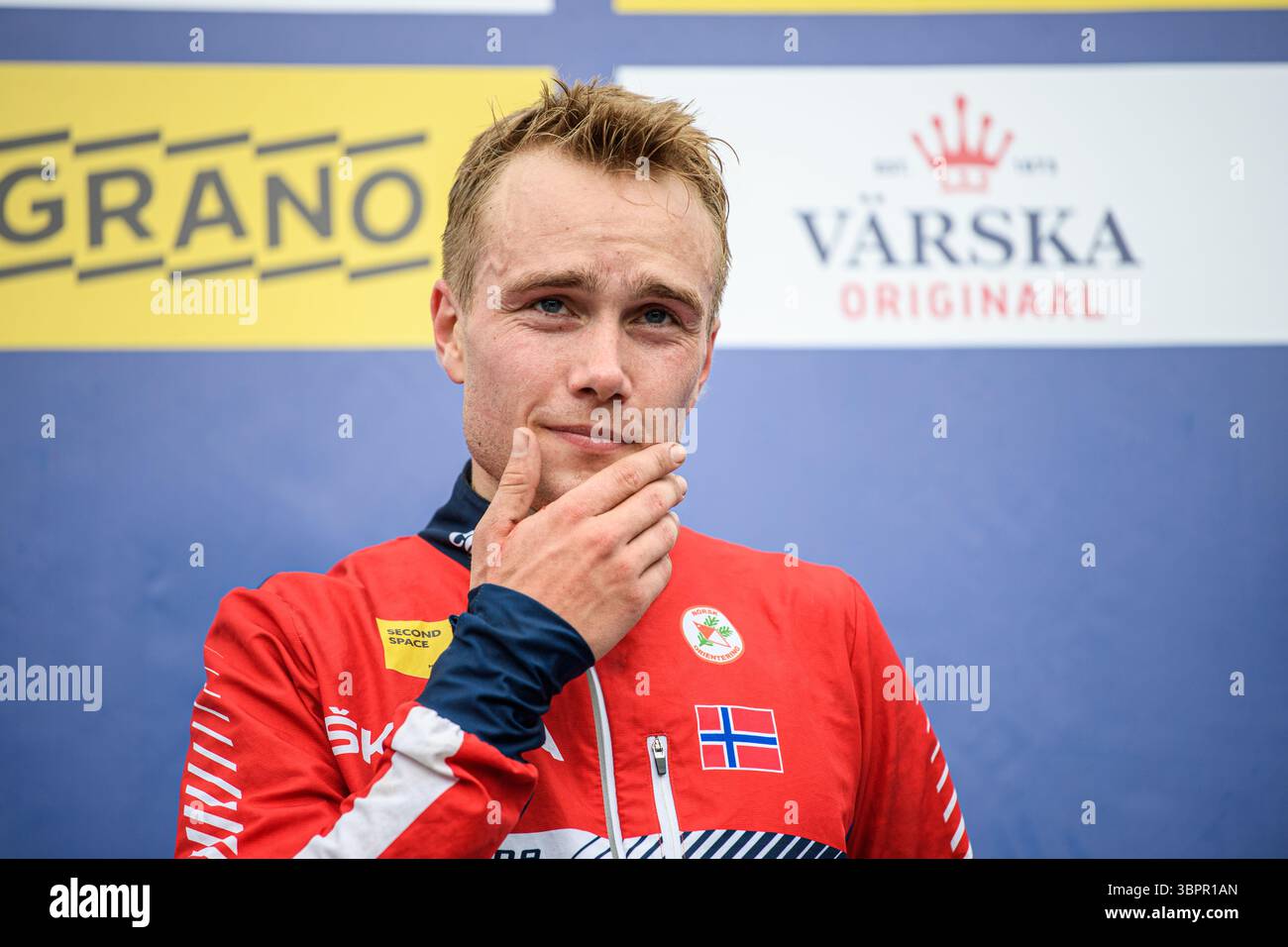 250709 Kasper Harlem Fosser of Norway after placing second in men's ...