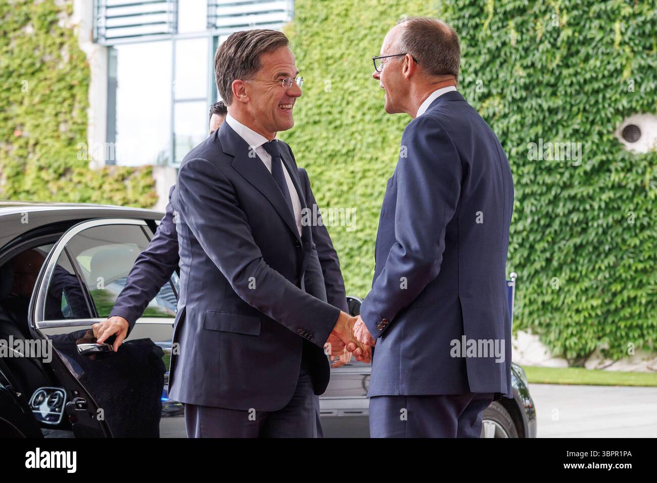 BK Merz begruesst Generalsekretärs der NATO, Mark Rutte Bundeskanzler ...