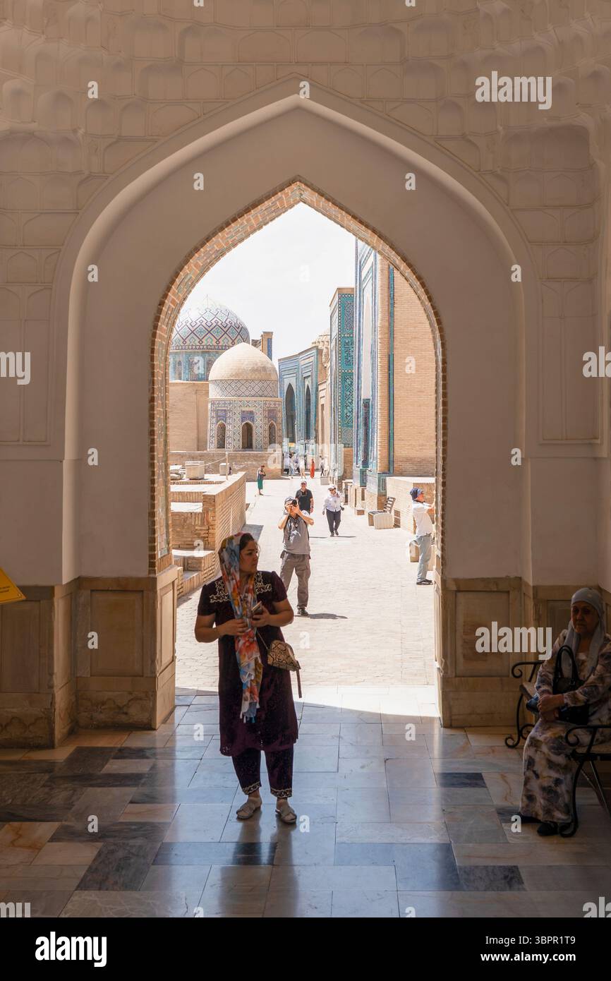 Samarkand, Uzbekistan - May 28, 2025: Shah-i-Zinda (Uzbek: Shohizinda ...