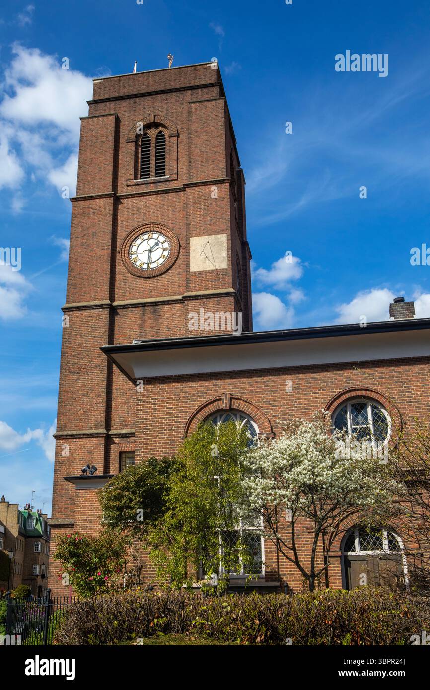 The historic Chelsea Old Church, also known as All Saints church ...